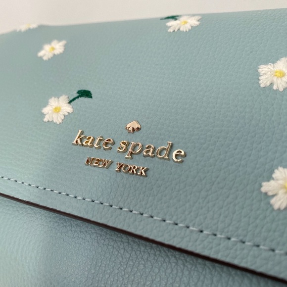 kate spade | Bags | Kate Spade Embroidered Lea Daisy Floral Chain ...